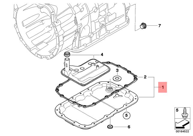 Genuine BMW E81 E82 E83N E84 E87N E88 Transmission Oil Pan OEM ...