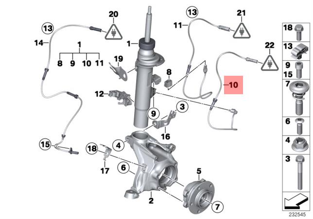 Genuine BMW F25 F26 SAC SUV Adapter lead EDC OEM 37156797032 | eBay