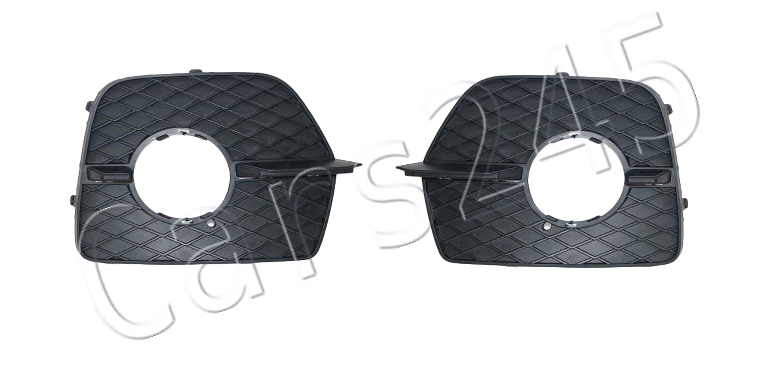 Genuine Front Bumper Fog Light Closed Grills Pair BMW X6 E71 E72 Hyb ...