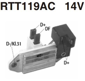 Alternator Voltage regulator FIAT TIPO TEMPRA LANCIA Y10 DEDRA 14V ...